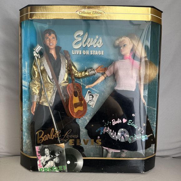 Barbie | Other | Barbie Loves Elvis Collector Edition Gift Set Dolls ...